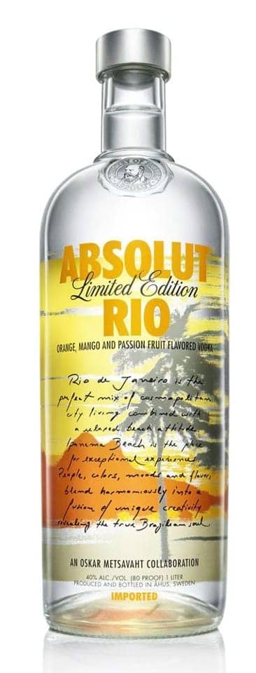 Absolut homenageia RJ com garrafa assinada por Oskar Metsavaht ...