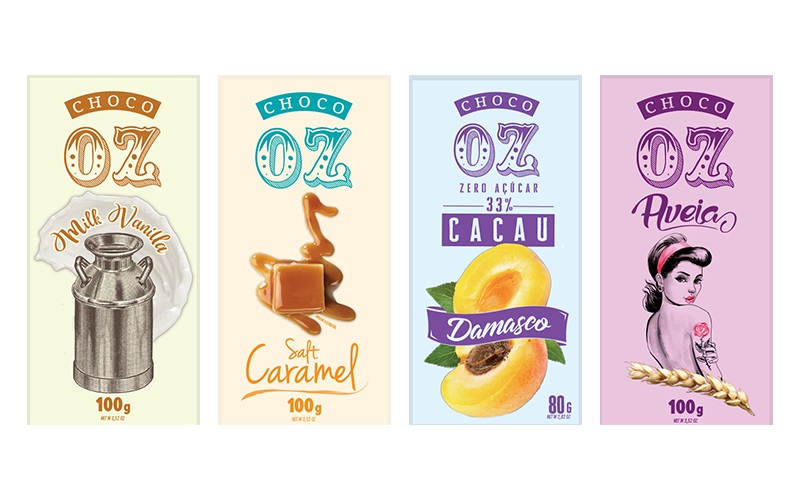 Choco Oz chega ao mercado com embalagens retrô - EmbalagemMarca