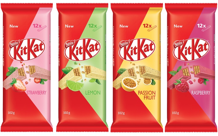 Nestlé lança KitKat Tabletes em quatro sabores - EmbalagemMarca