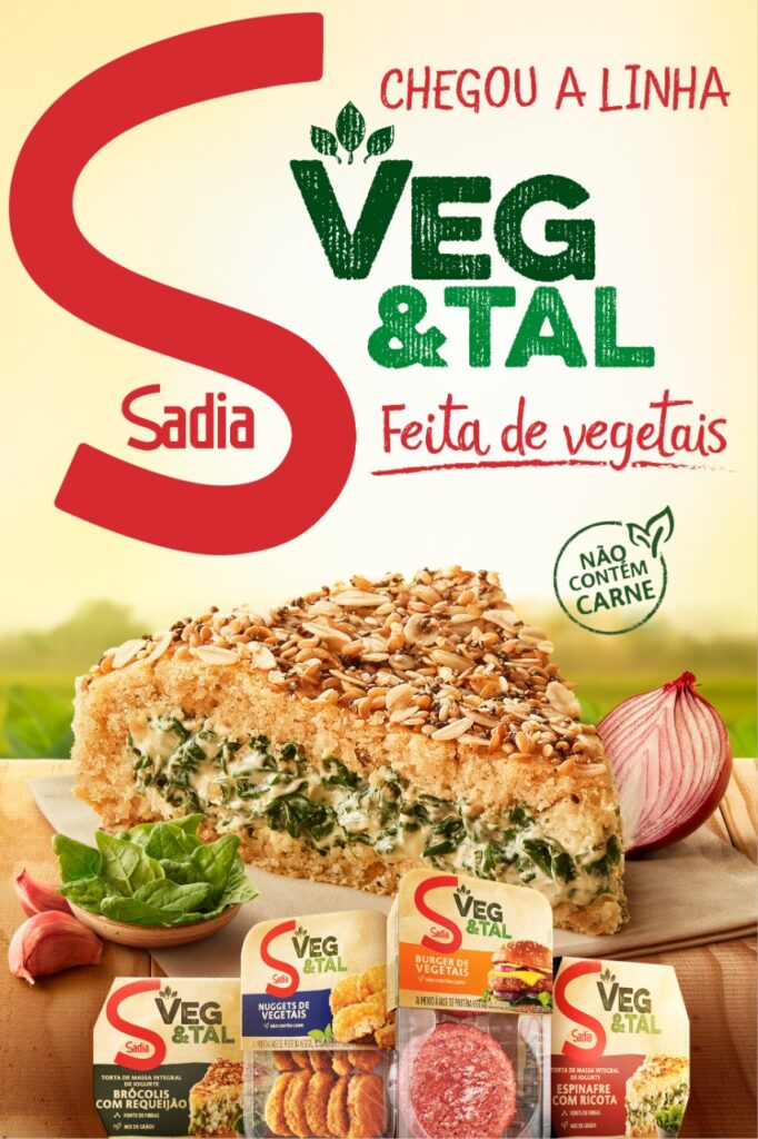 Sadia lança linha vegetariana de pratos congelados Veg&Tal - EmbalagemMarca
